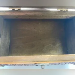 Storage & Organization | Vintage Woven Wicker Storage Chest Box ...